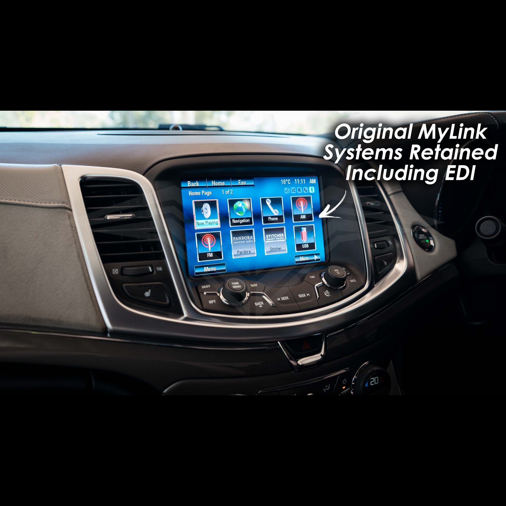 Holden VF MyLink Commodore Wireless Apple CarPlay & Android Auto Integ