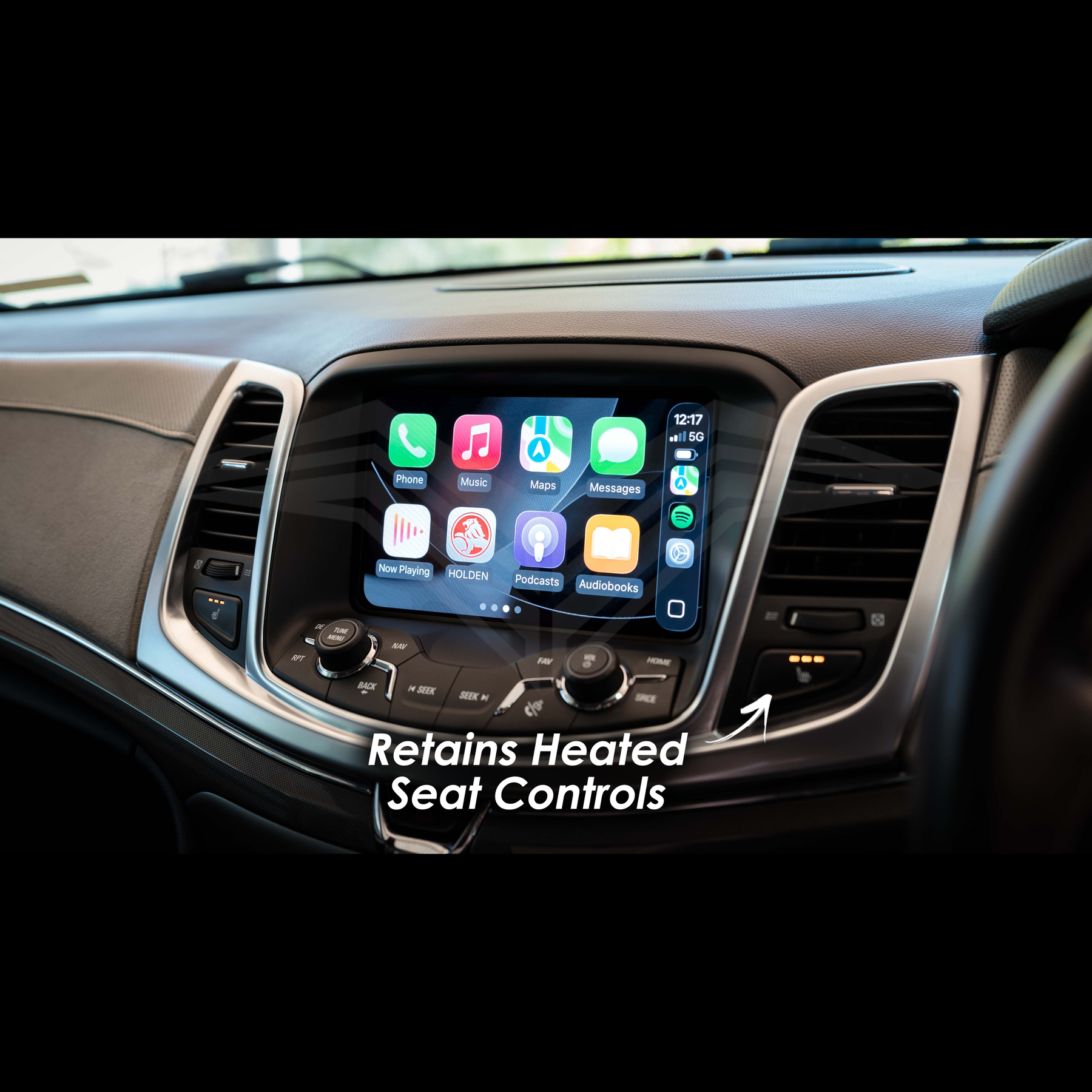 Holden VF MyLink Commodore Wireless Apple CarPlay & Android Auto Integ